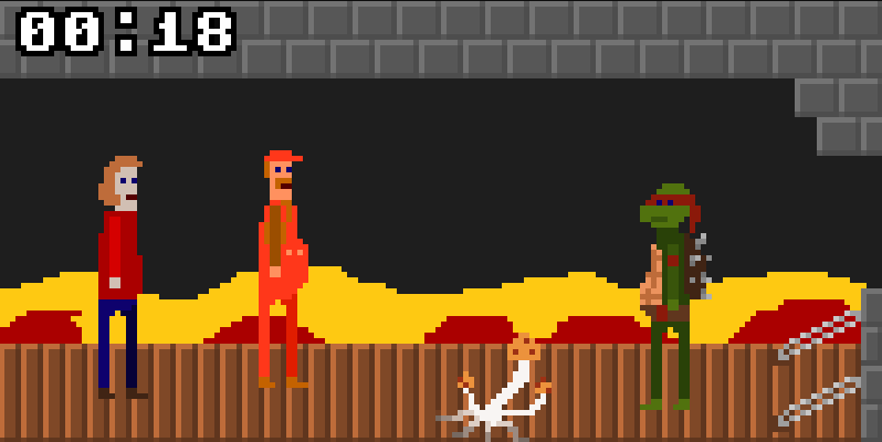 Mario and TMNT in McPixel | Crossover Wiki | Fandom