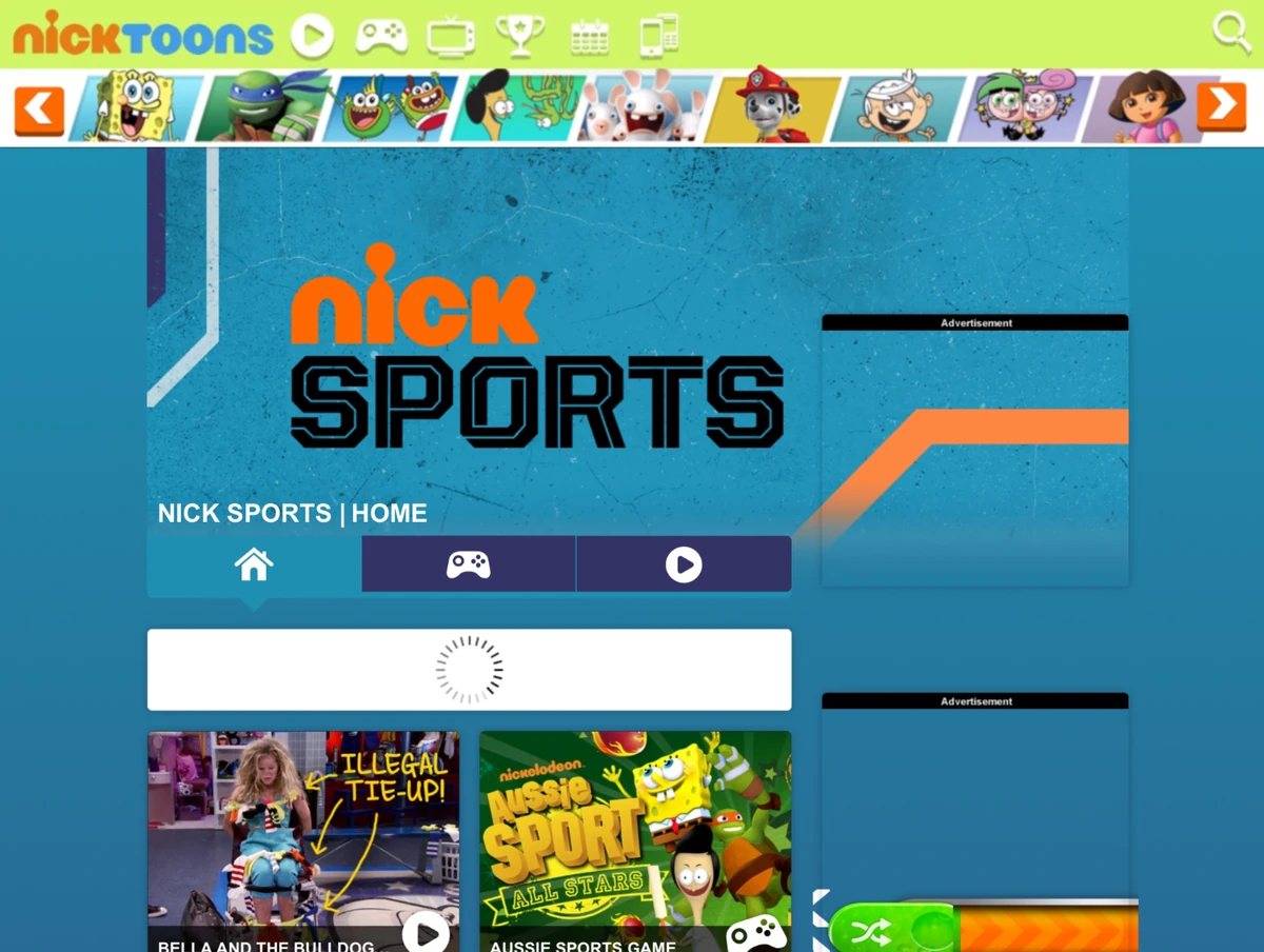 Nicktoons.nick.com.au/nicksports | Fictional Websites Wiki | Fandom