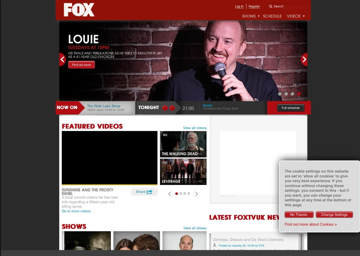 FOXTV.com.au | Fictional Websites Wiki | Fandom