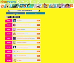 Nicktoons Network Schedule 2009