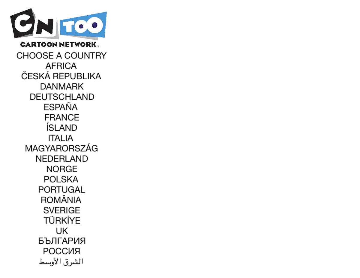 CartoonNetworkTooEurope.com | Fictional Websites Wiki | Fandom