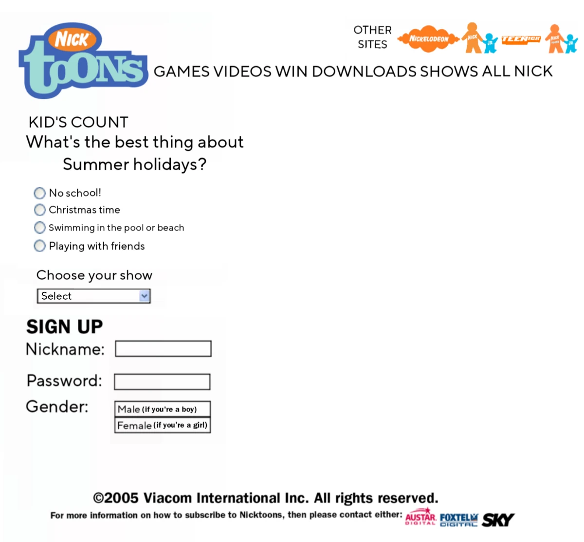 Nicktoons.nick.com.au | Fictional Websites Wiki | Fandom