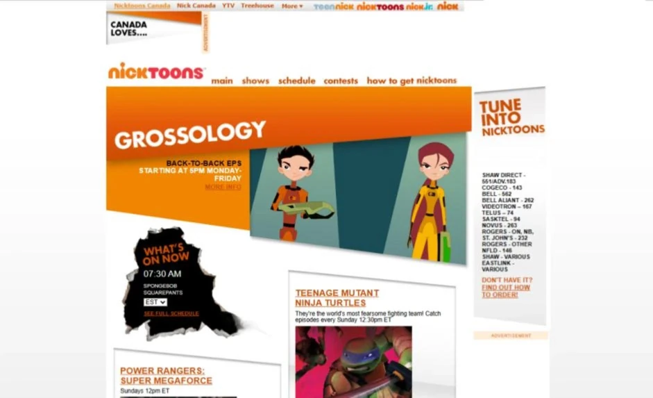 nicktoonscanada.com | Fictional Websites Wiki | Fandom