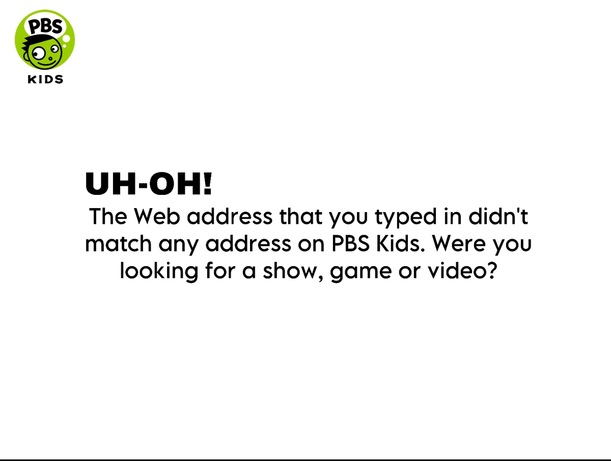 PBSKIDS.com.au error pages | Fictional Websites Wiki | Fandom