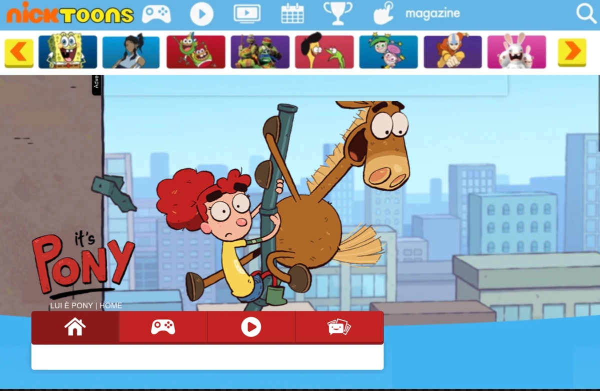 Nicktoons.it/lui-e-pony | Fictional Websites Wiki | Fandom