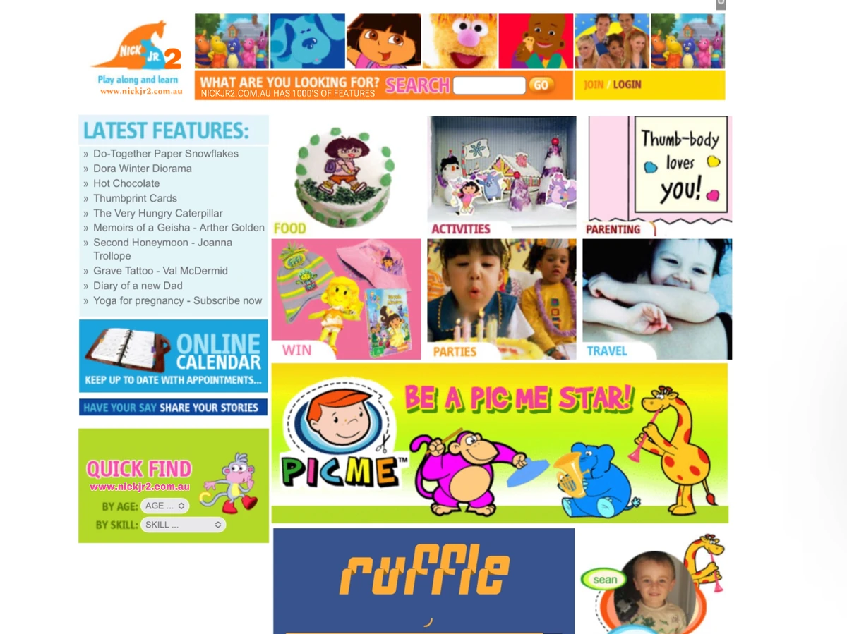NickJrToo.com.au | Fictional Websites Wiki | Fandom