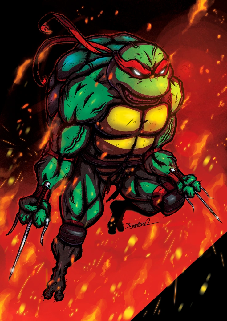 Ninja Turtles Angry Face