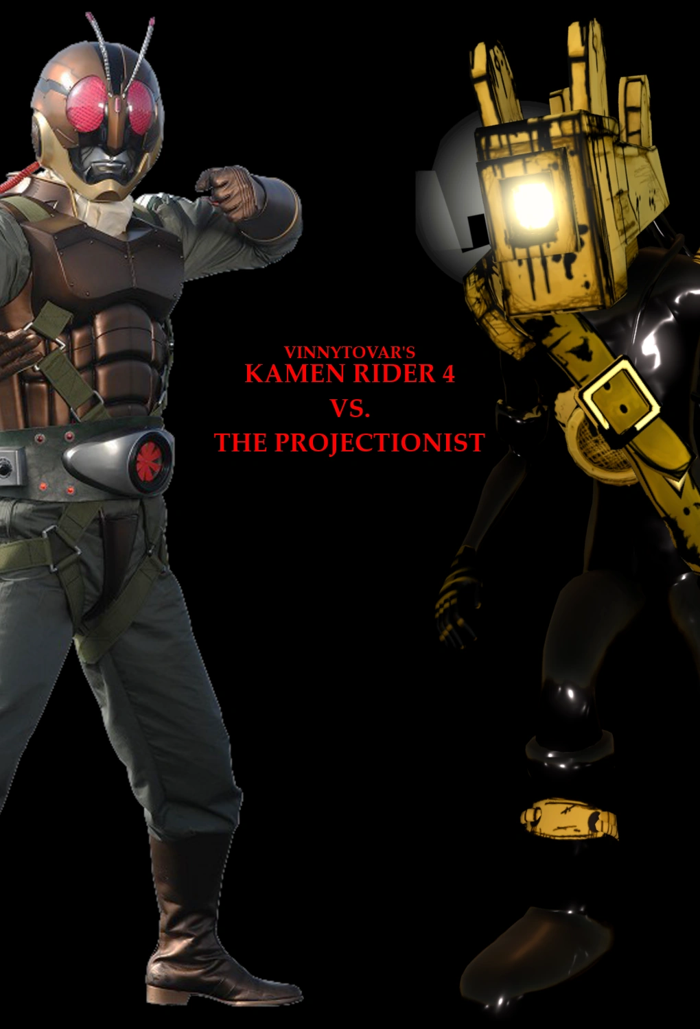 Kamen Rider 4 vs. The Projectionist (Freddy vs. Jason ...