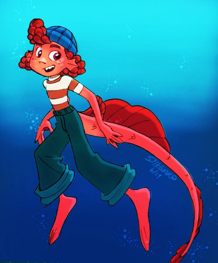 Giulia Marcovaldo, Teenage Sea Monster | FictionRulezForever Wiki | Fandom