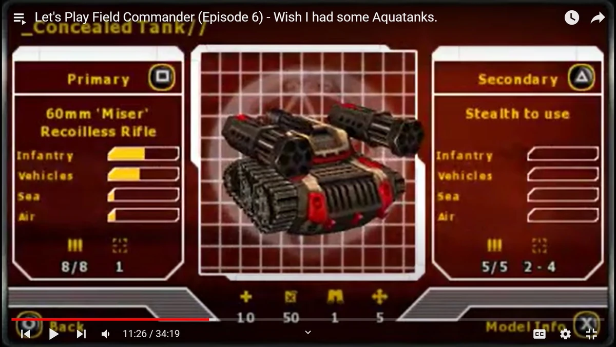 Concealed Tank | Field Commander Wiki | Fandom