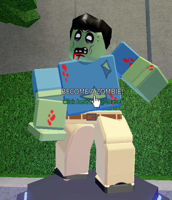 "Be a Zombie Gamepass" NPC | Field Trip Z Roblox Wiki | Fandom