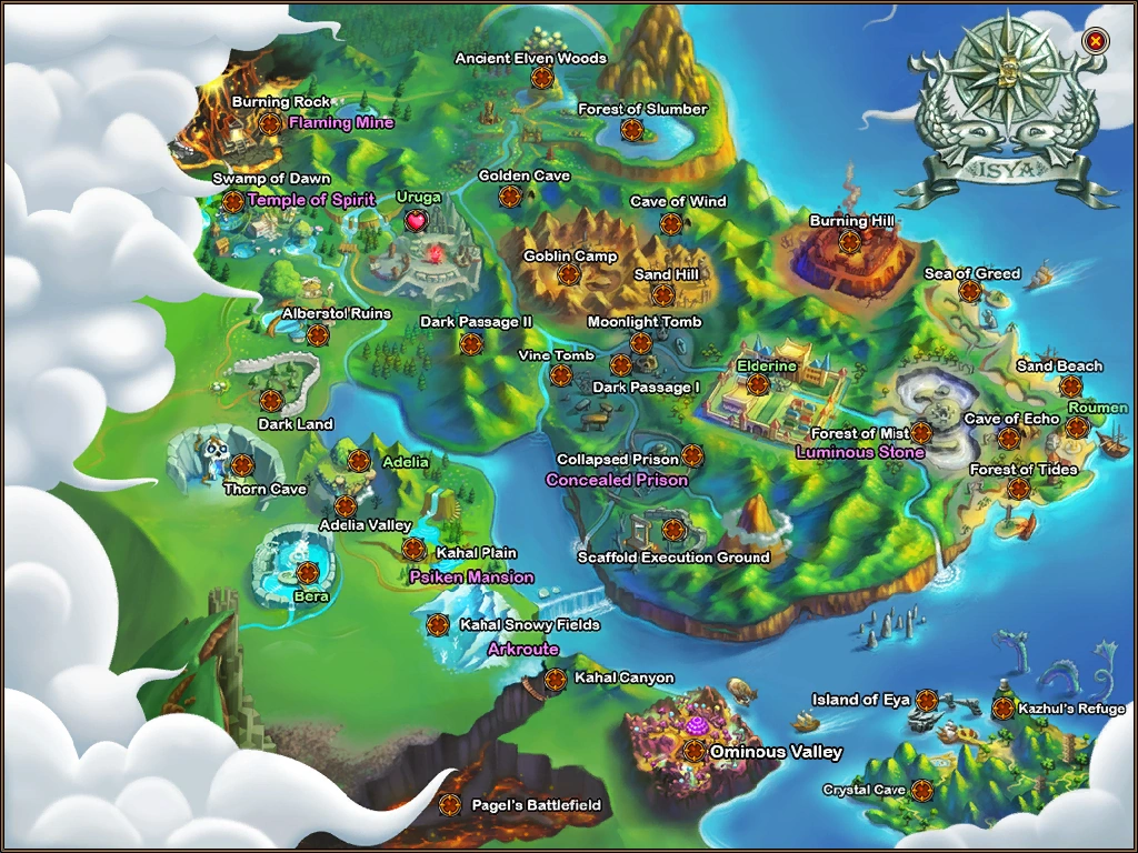 World Map | Fiesta Online English Wiki | Fandom