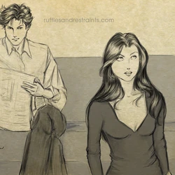 Anastasia Steele And Christian Grey Art