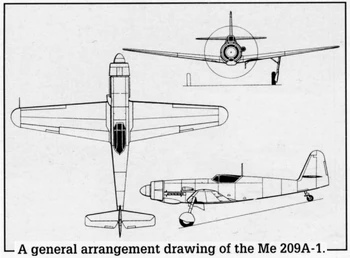 Messerschmitt Me 209 II | Fighter Aircraft Wiki | Fandom