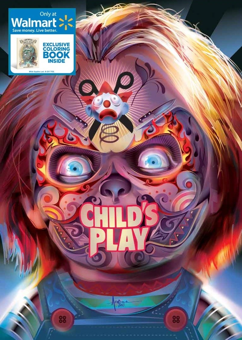 chucky coloring book walmart