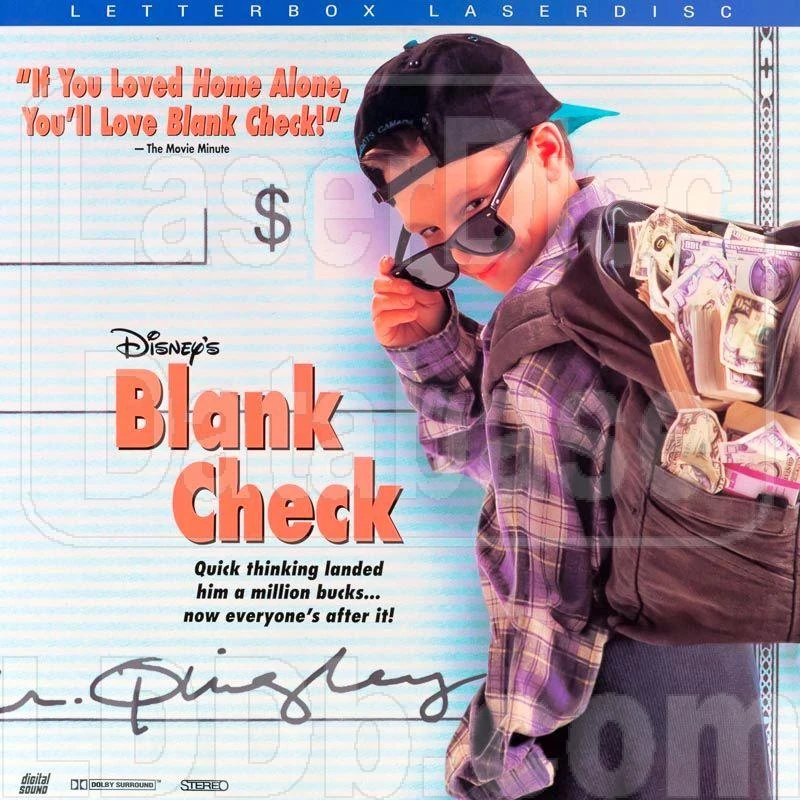 Blank Check (film)/Home media | Moviepedia | Fandom