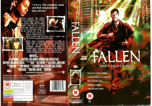 Fallen (1998)/Home media | Moviepedia | Fandom