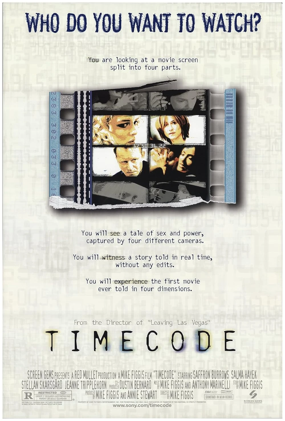 Timecode | Moviepedia | Fandom