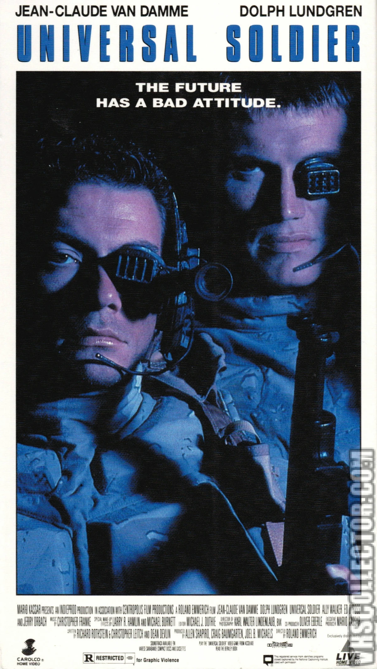 Universal Soldier (1992 film)/Home media | Moviepedia | Fandom