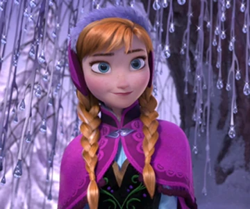 Anna Frozen Face Character