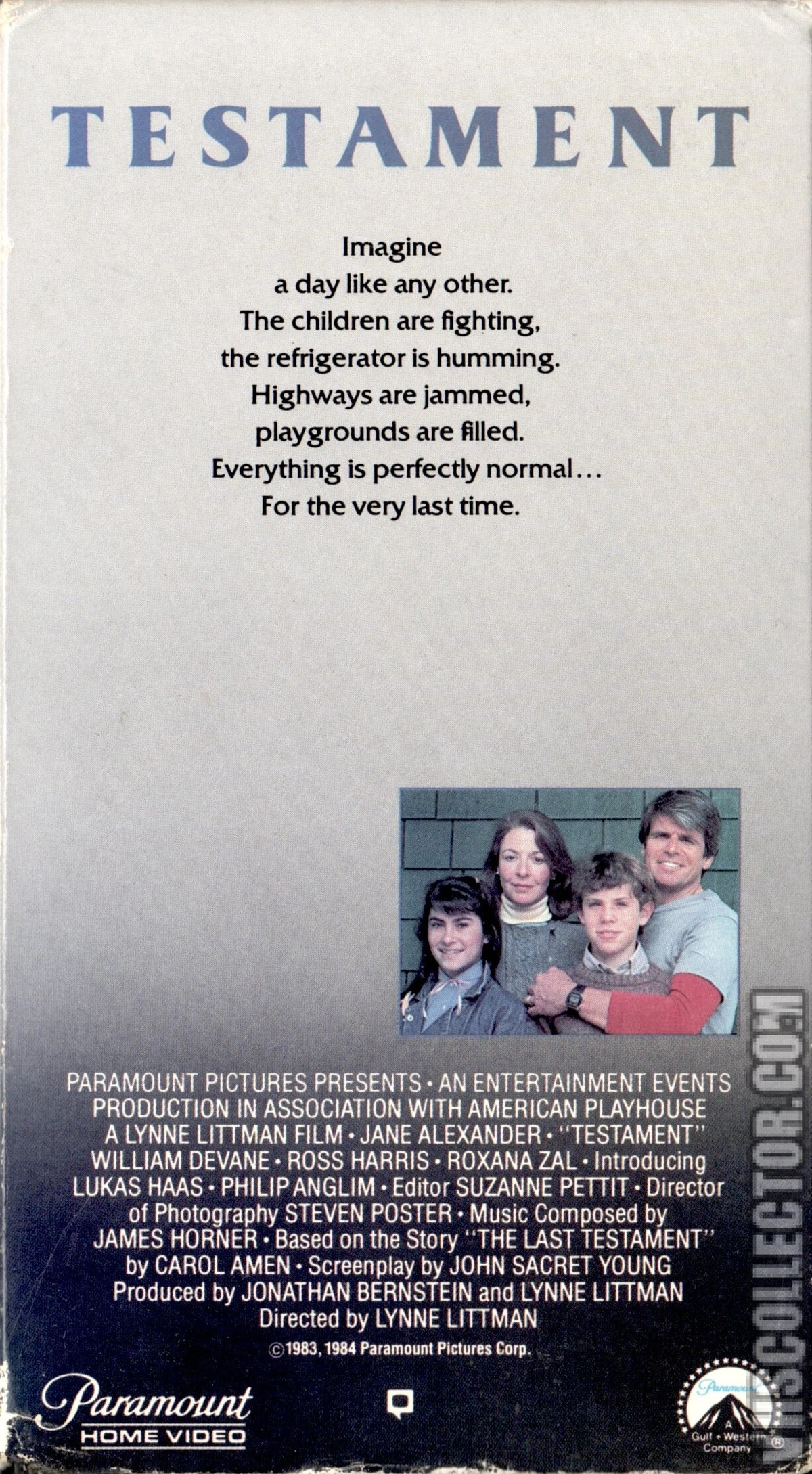 Testament/Home media | Moviepedia | Fandom