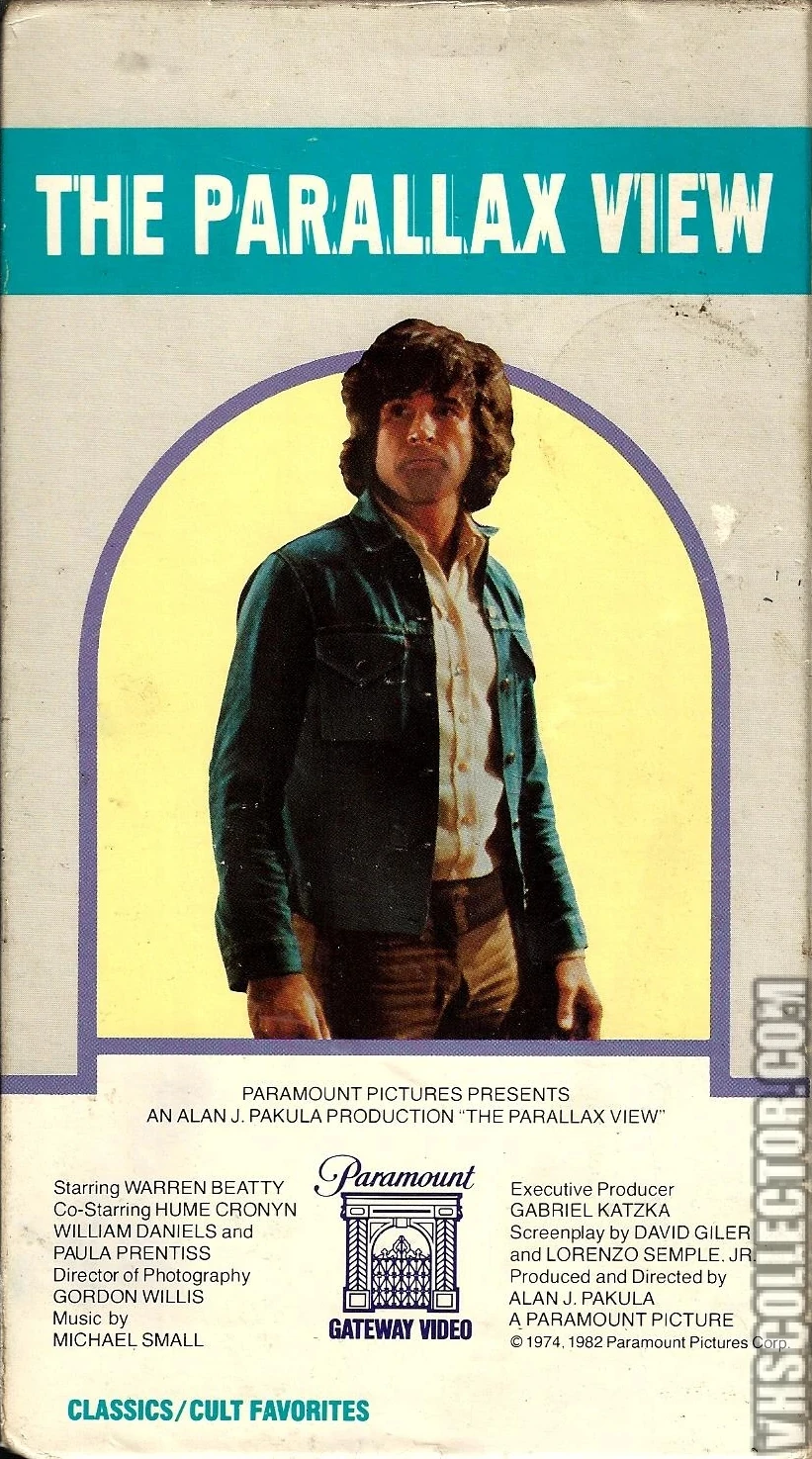 The Parallax View/Home media | Moviepedia | Fandom
