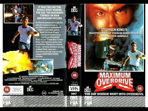 Maximum Overdrive/Home media/Supplements (International) | Moviepedia ...