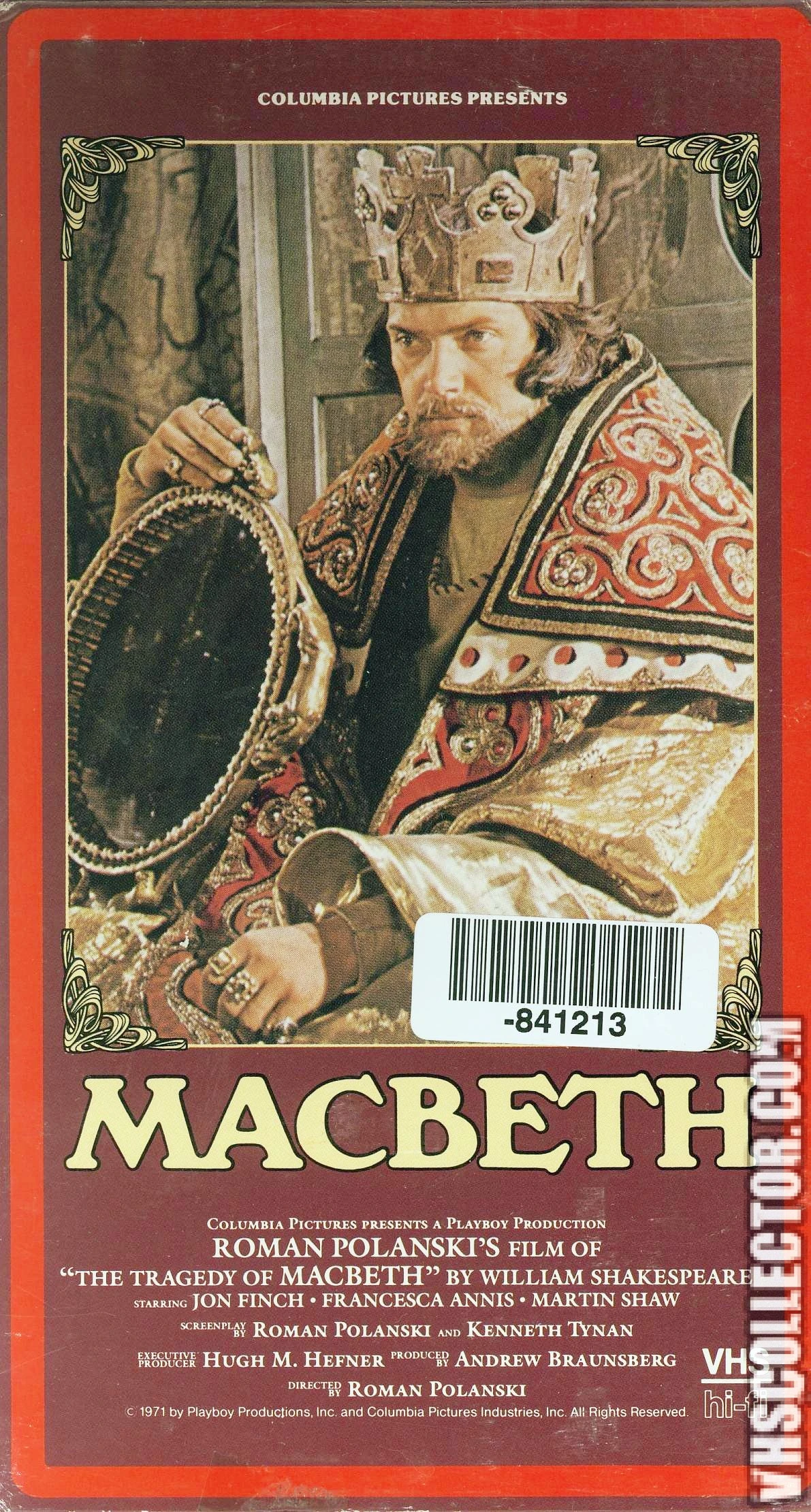 Macbeth (1971)/Home media | Moviepedia | Fandom