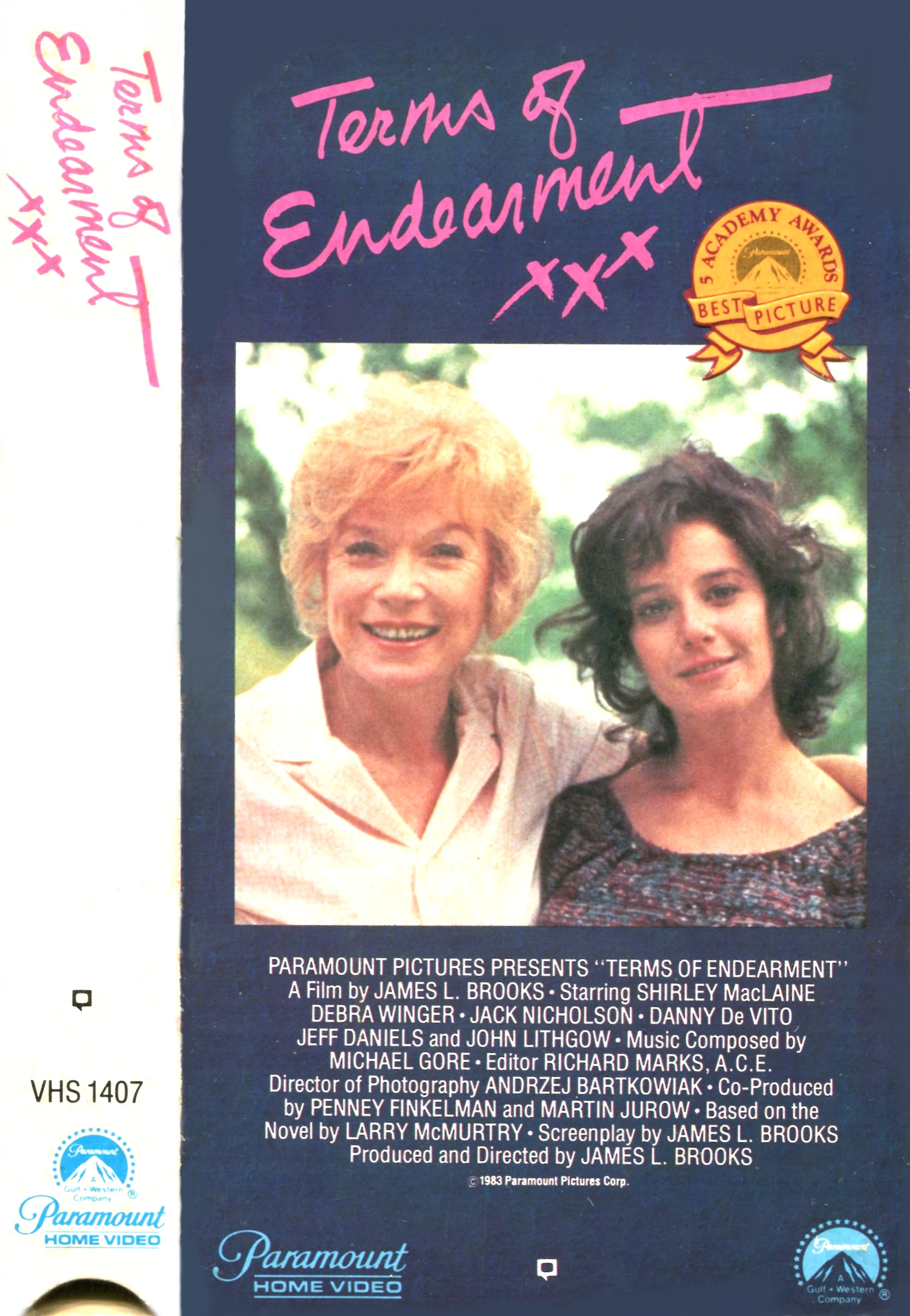 Terms of Endearment/Home media | Moviepedia | Fandom