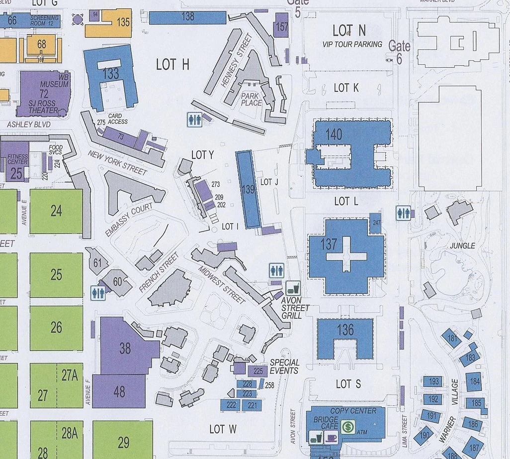 Warner Bros. backlot | Filming Locations Wikia | Fandom