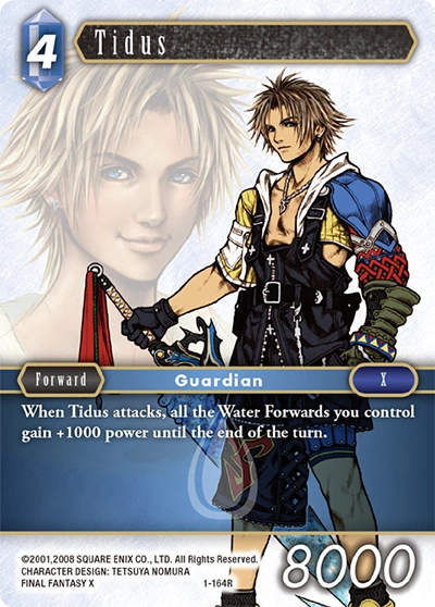 Tidus (1-164) | Final Fantasy Card Game Wikia | Fandom
