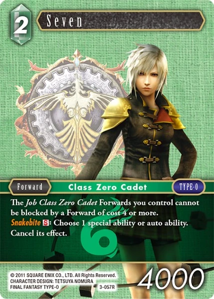 Seven (3-057) | Final Fantasy Card Game Wikia | Fandom