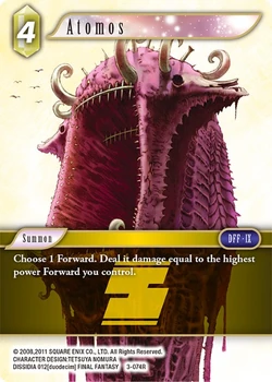 Atomos (3-074) | Final Fantasy Card Game Wikia | Fandom