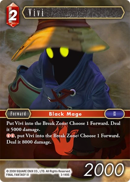 Vivi (3-149) | Final Fantasy Card Game Wikia | Fandom