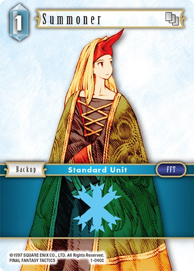 Summoner (1-040) | Final Fantasy Card Game Wikia | Fandom