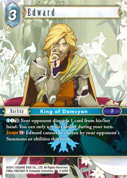 Edward (3-029) | Final Fantasy Card Game Wikia | Fandom