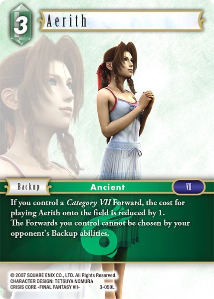 Aerith (3-050) | Final Fantasy Card Game Wikia | Fandom