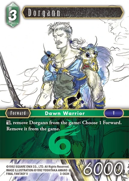 Dorgann (3-063) | Final Fantasy Card Game Wikia | Fandom