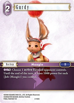 Gurdy (2-102) | Final Fantasy Card Game Wikia | Fandom