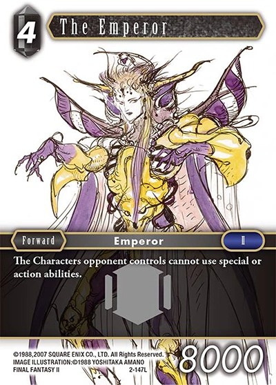 The Emperor (2-147) | Final Fantasy Card Game Wikia | Fandom