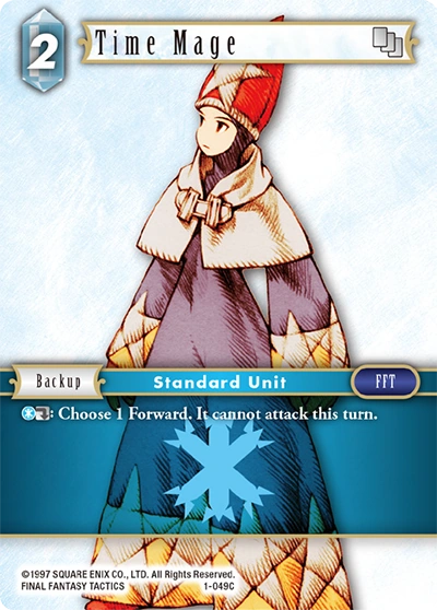 Time Mage (1-049) | Final Fantasy Card Game Wikia | Fandom