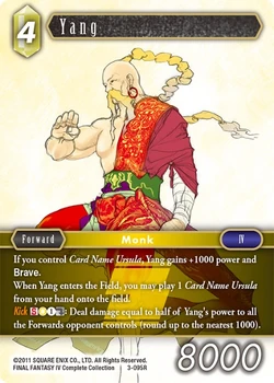 Yang (3-095) | Final Fantasy Card Game Wikia | Fandom