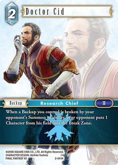 Doctor Cid (2-041) | Final Fantasy Card Game Wikia | Fandom