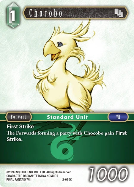 Chocobo (2-060) | Final Fantasy Card Game Wikia | Fandom