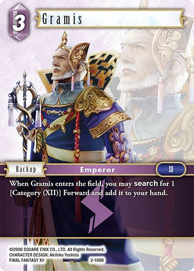 Gramis (2-106) | Final Fantasy Card Game Wikia | Fandom