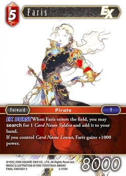 Faris (3-019) | Final Fantasy Card Game Wikia | Fandom