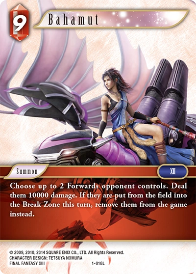 Bahamut (1-018) | Final Fantasy Card Game Wikia | Fandom