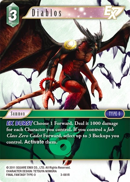 Diablos (3-061) | Final Fantasy Card Game Wikia | Fandom