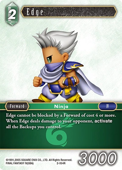 Edge (2-054) | Final Fantasy Card Game Wikia | Fandom