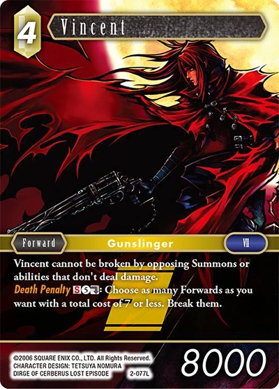 Vincent (2-077) | Final Fantasy Card Game Wikia | Fandom